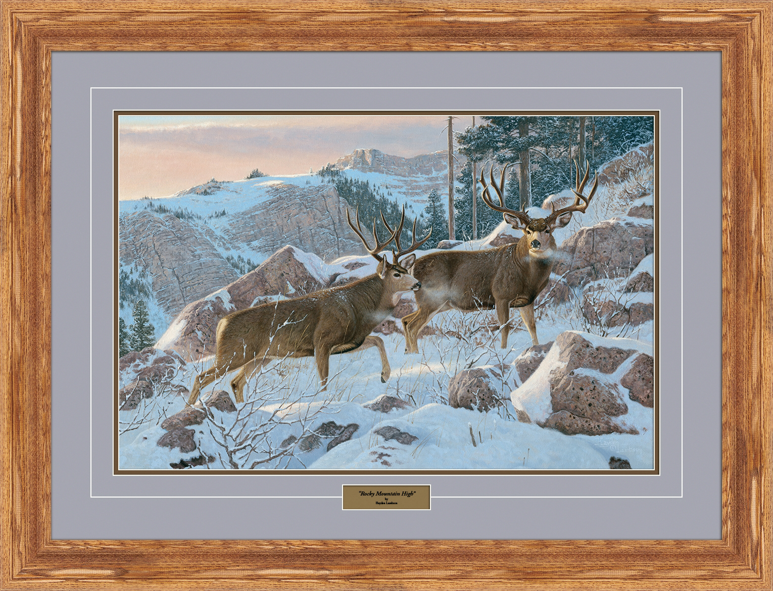 Reflective Art Hayden Lambson Limited Edition Rocky Mountain High Mule ...